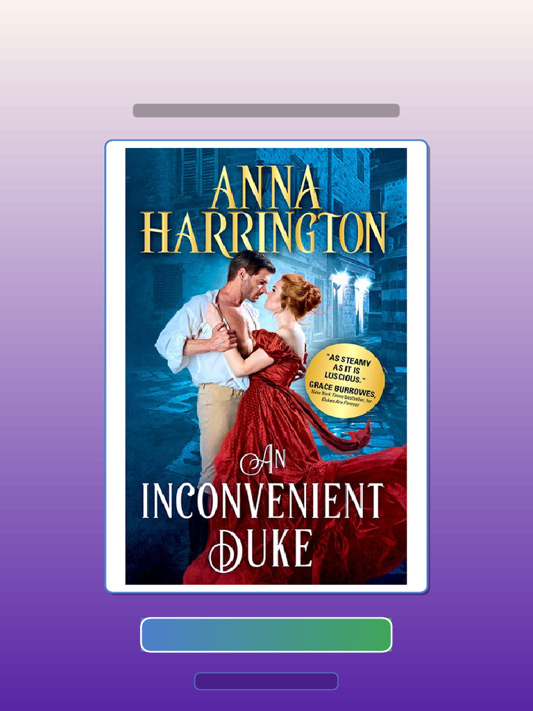 Test Bank for an Inconvenient Duke Anna Harrington | PDF | Multiple ...