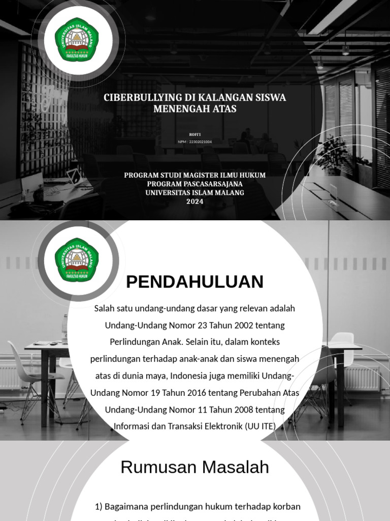 CIBERBULLYING DI KALANGAN SISWA MENENGAH ATAS | PDF