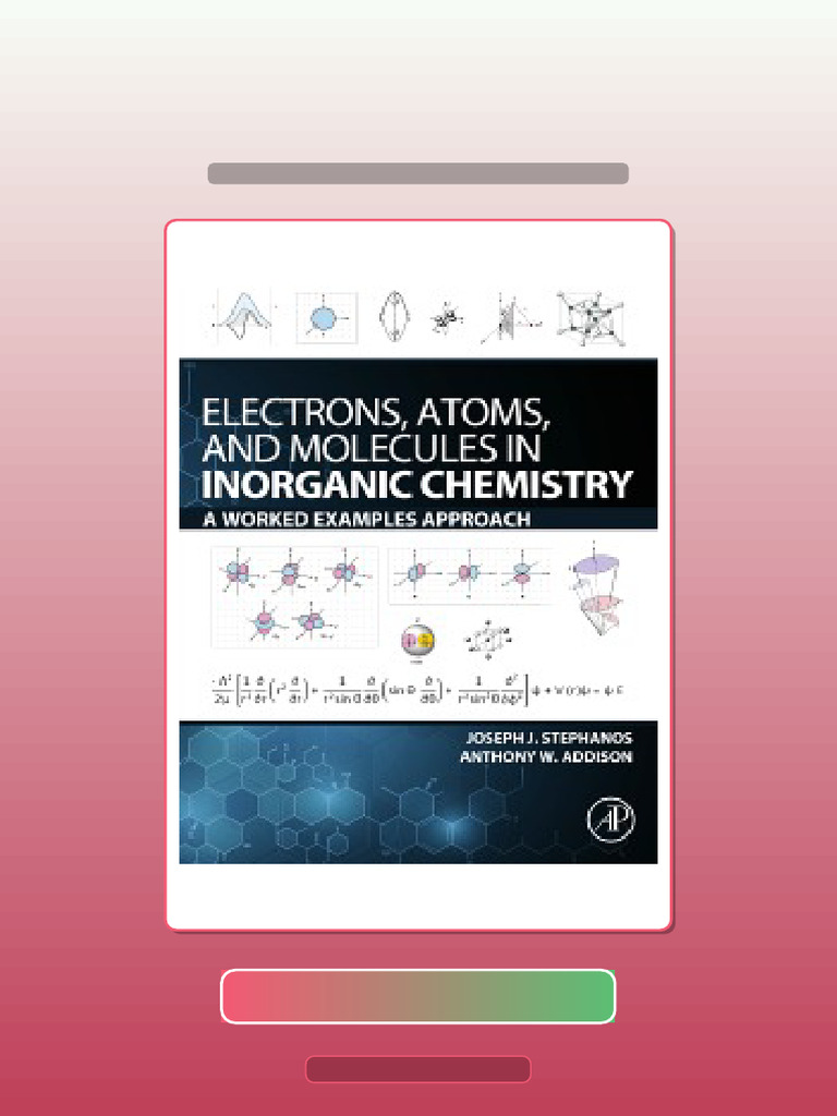 Test Bank for Electrons Atoms and Molecules in Inorganic Chemistry ...