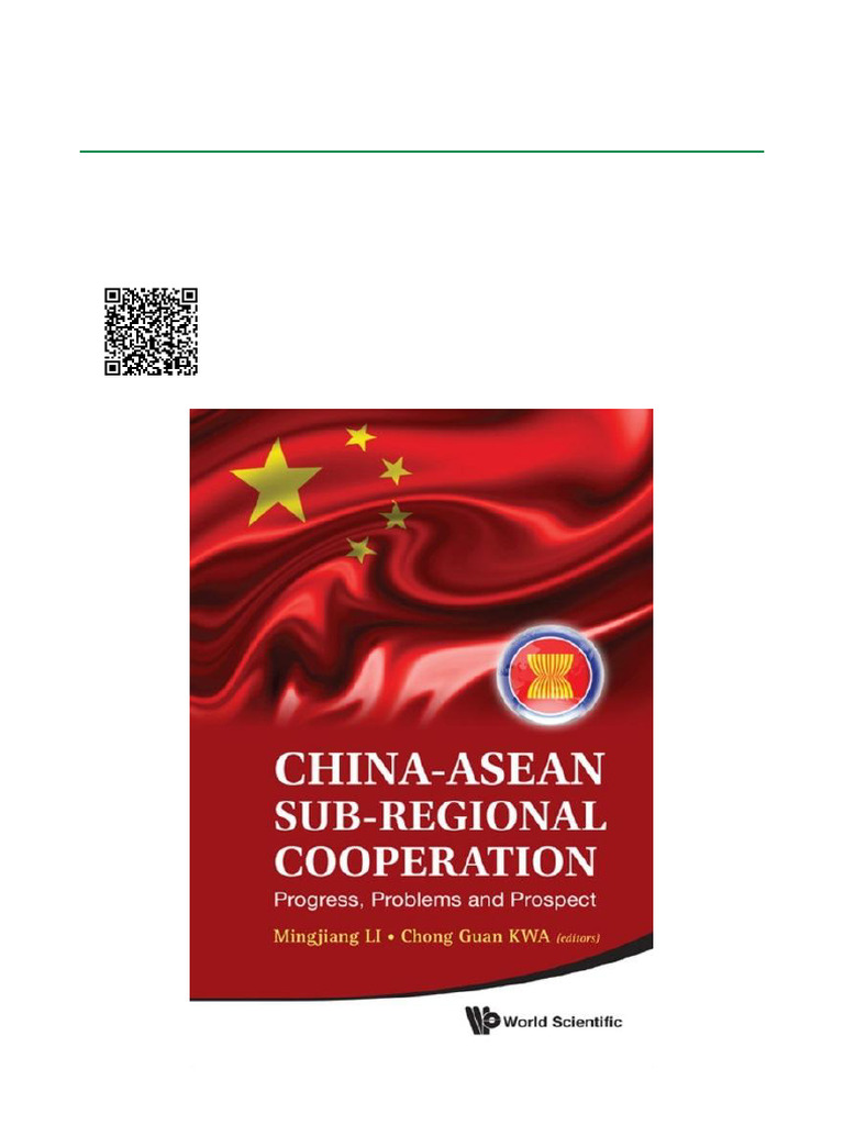 CHINA ASEAN SUB REGIONAL COOPERATION Progress, Problems and Prospect ...