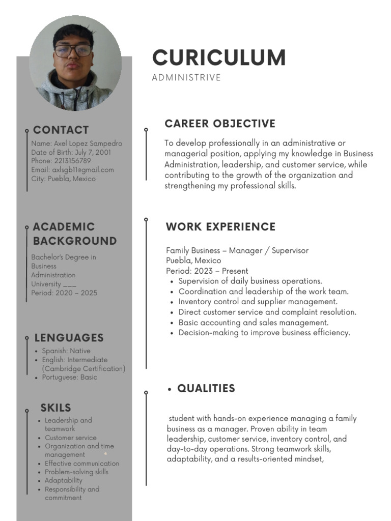 Documento A4 Curriculum Vitae Minimalistabeige Blanco Negro_20260113 ...