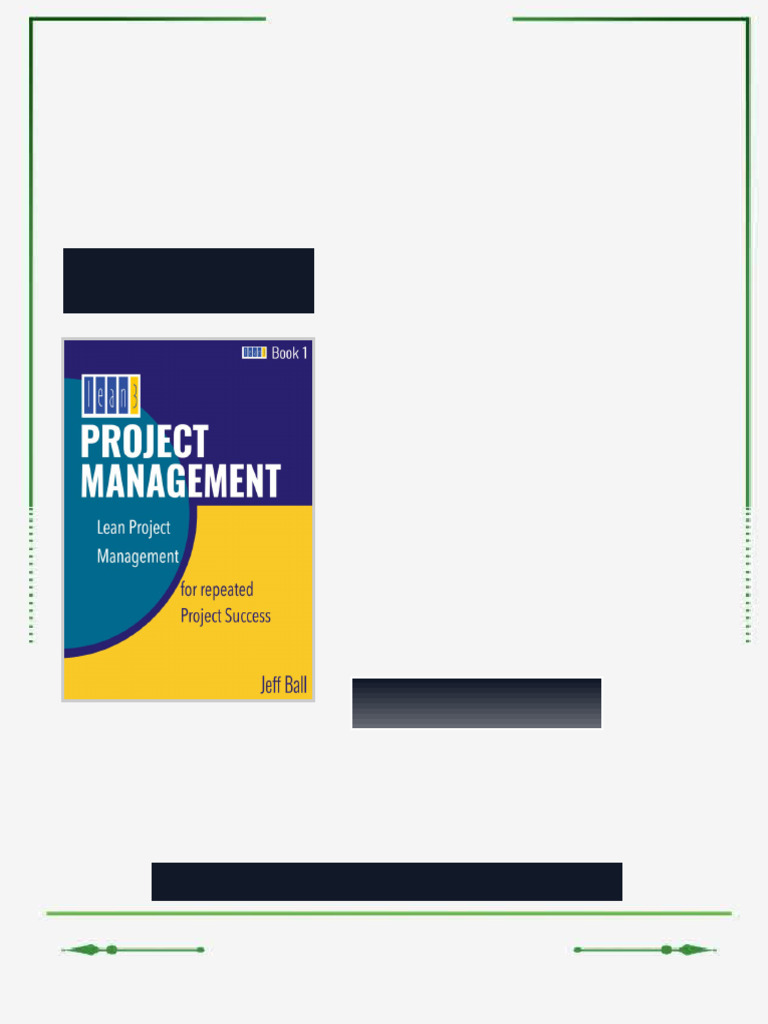 (Ebook PDF) Lean3 Project Management Lean Project Management for repeated Project Success 1st ...