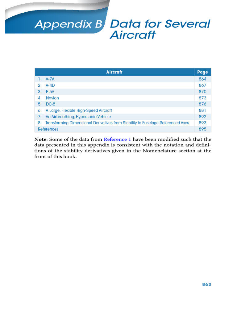 Aircraft Data and Flight Dynamics Analysis | PDF | Aircraft | Transport