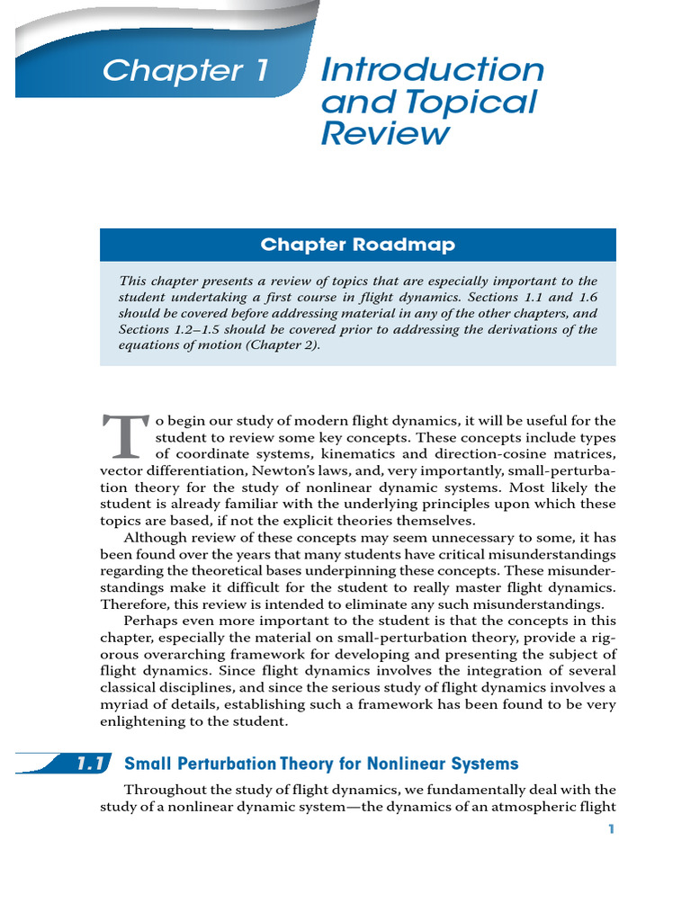 Flight Dynamics: Key Concepts Review | PDF | Euclidean Vector | Rotation