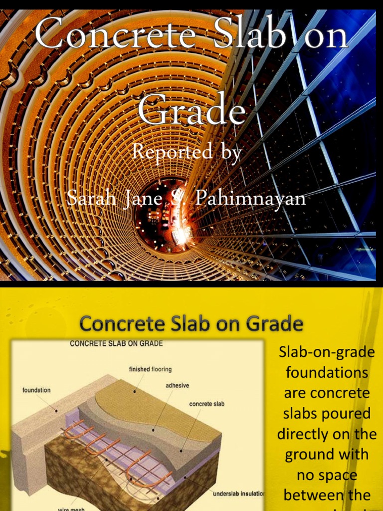 Concrete Slab On Grade Design Example Design A Concrete Slab On Grade