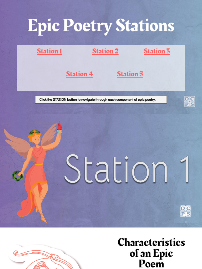 Epic Poetry Analysis Stations Guide | PDF | Epic Poetry | Odyssey