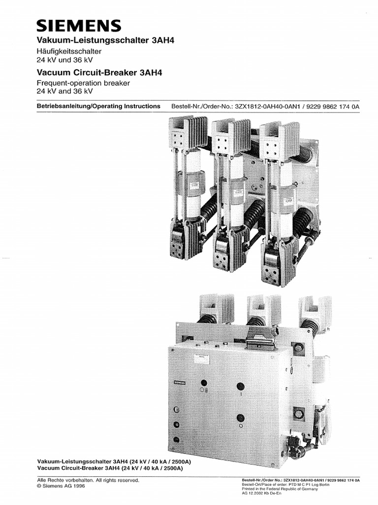 3 - SIEMENS Manual 3AH4 | PDF
