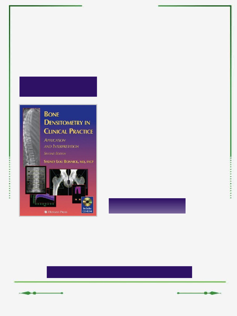 Bone Densitometry in Clinical Practice Application and Interpretation ...