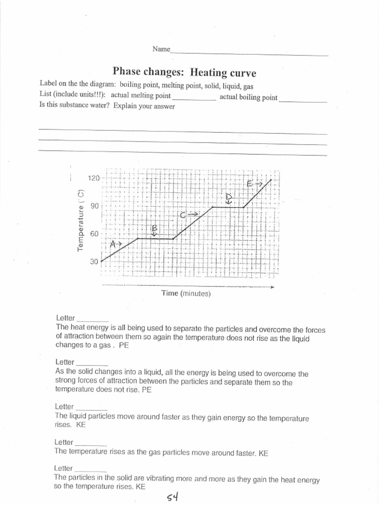 Heating Curve and Phase Changes Explained | PDF