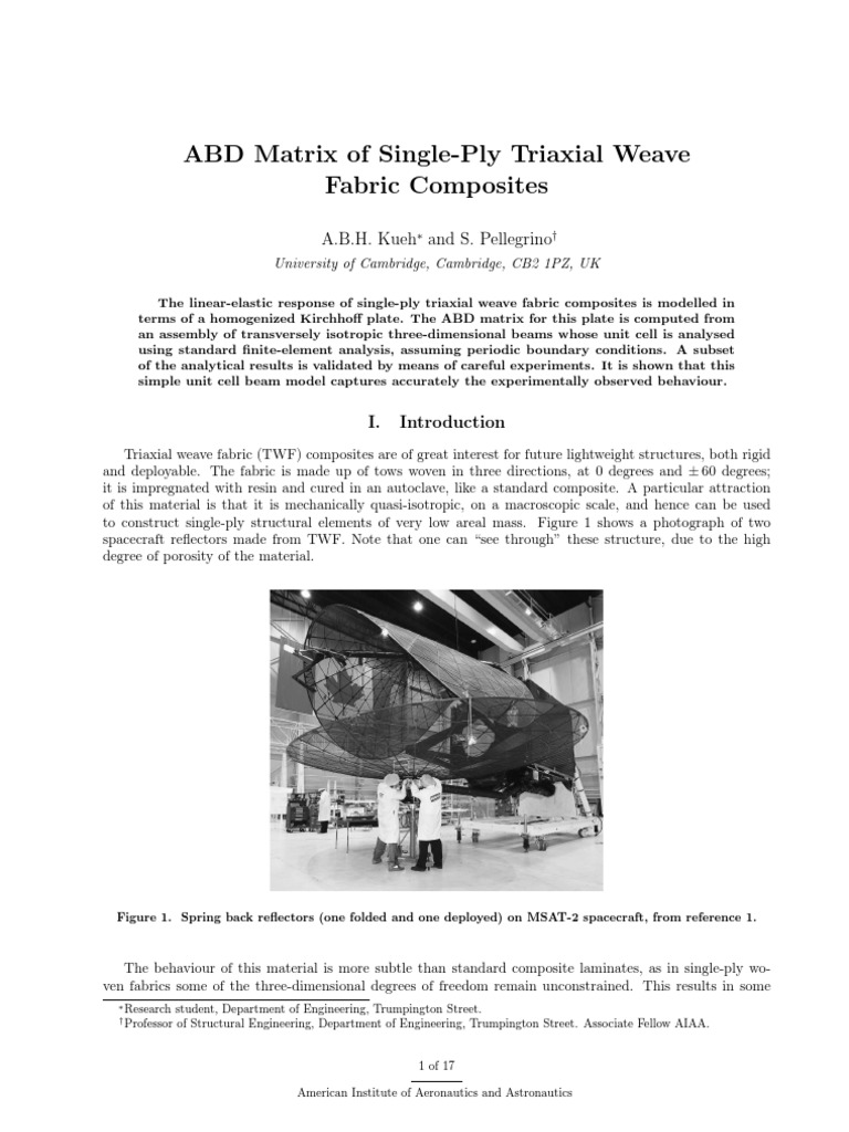 ABD Matrix | PDF | Composite Material | Bending