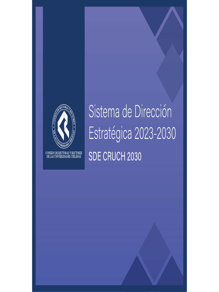 Sde Cruch 2023 2030 | PDF