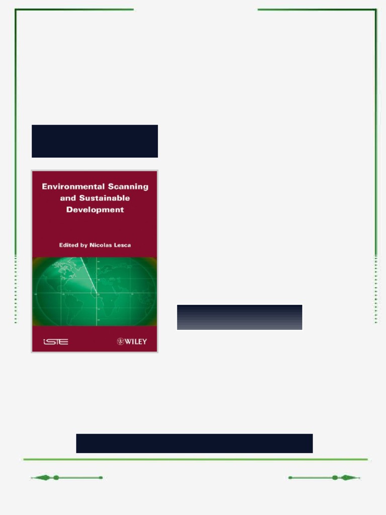 Environmental Scanning and Sustainable Development 1st Edition Nicolas Lesca ebook auto-download ...
