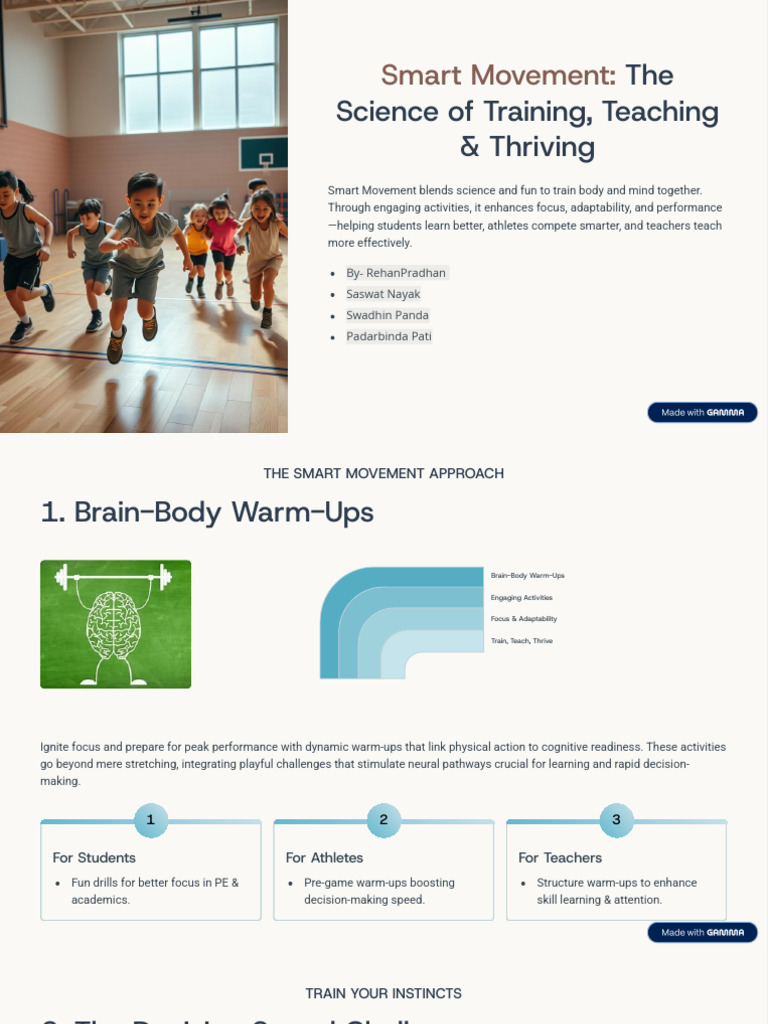 Smart Movement The Science of Training Teaching and Thriving | PDF ...