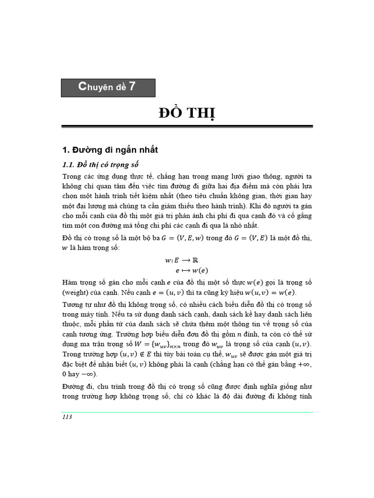 TLCT - Phan Ly Thuyet Do Thi (P2) | PDF