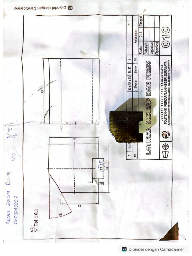 Akmal Zaidan Rochim_0624040003_latihan Sekrap Dan Freis | PDF