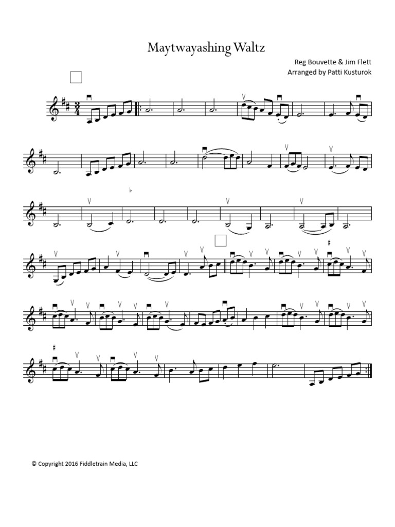 Partition de Maytwayashing Waltz | PDF