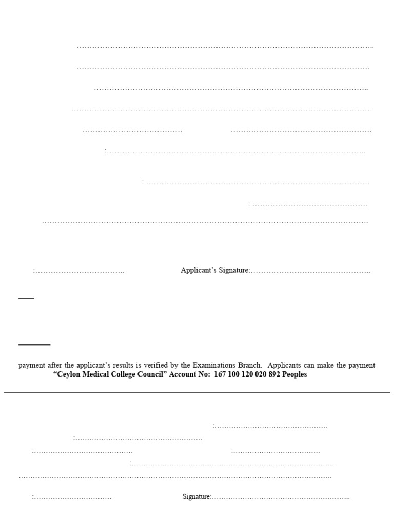 Duplicate Certificate Application Form | PDF