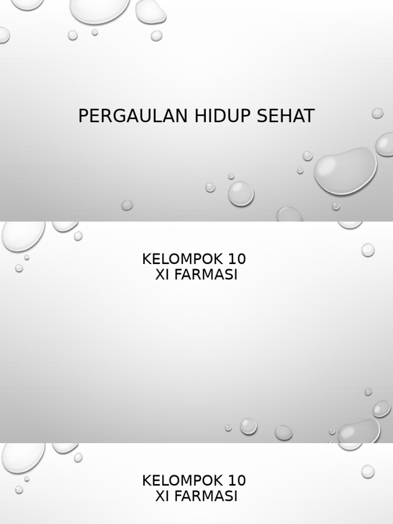 Materi Pergaulan Hidup Sehat | PDF