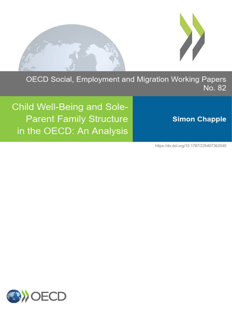 Child Well-Being in Sole-Parent Families | PDF | Parenting | Survey ...