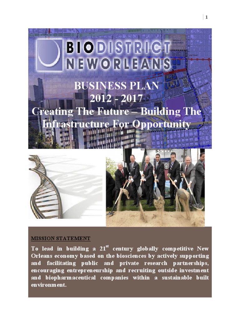 BioDistrict Business Plan | PDF | Taxes | Innovation