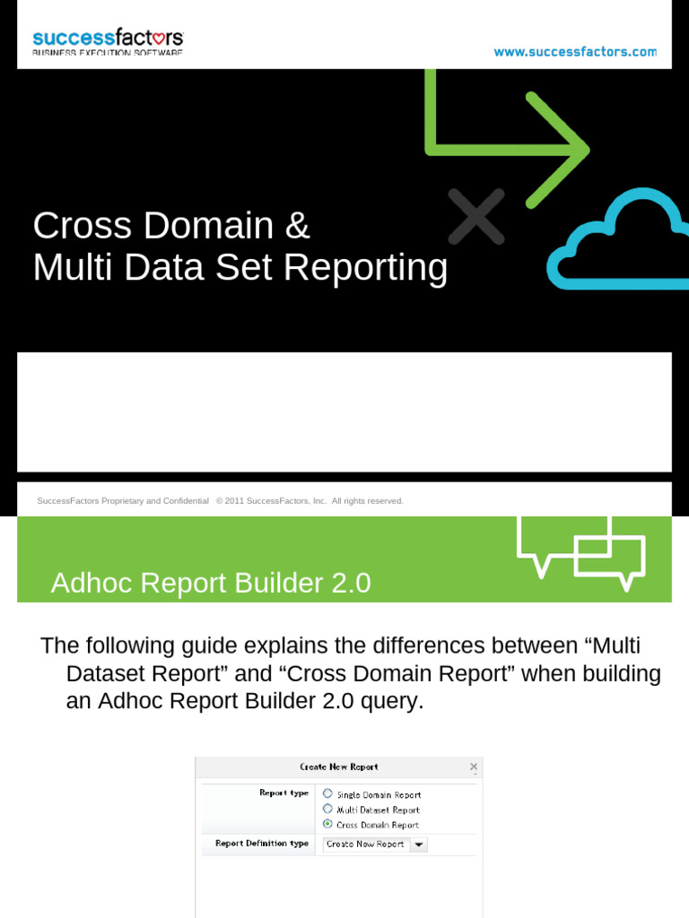 Cross Domain vs Multi Data Set Reports | PDF | Computing | Information ...