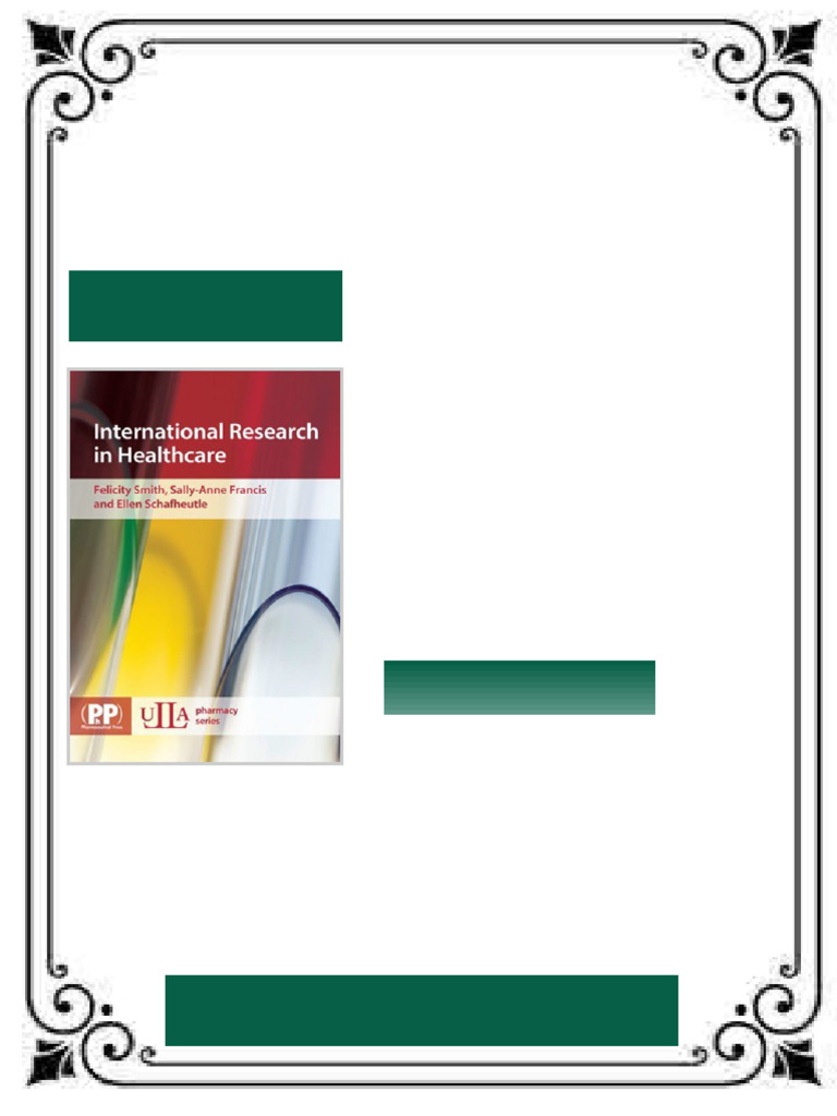 International Research in Healthcare 1st Edition Felicity Smith Ebook ...