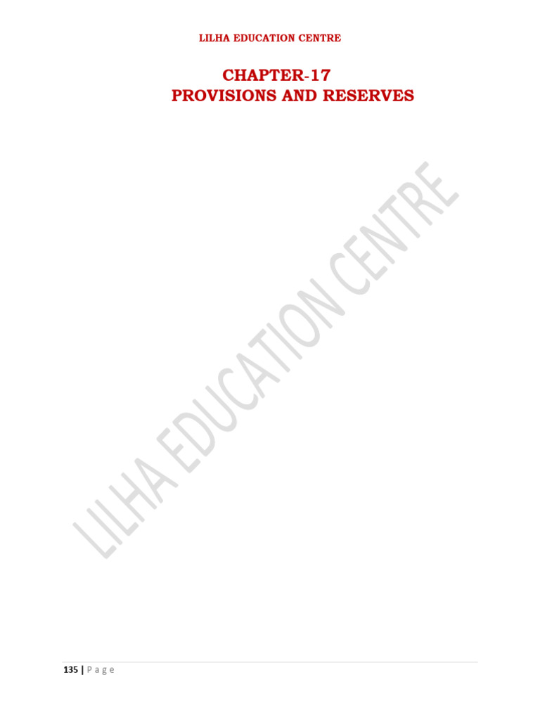 Provisions and Reserves Explained | PDF | Dividend | Retained Earnings