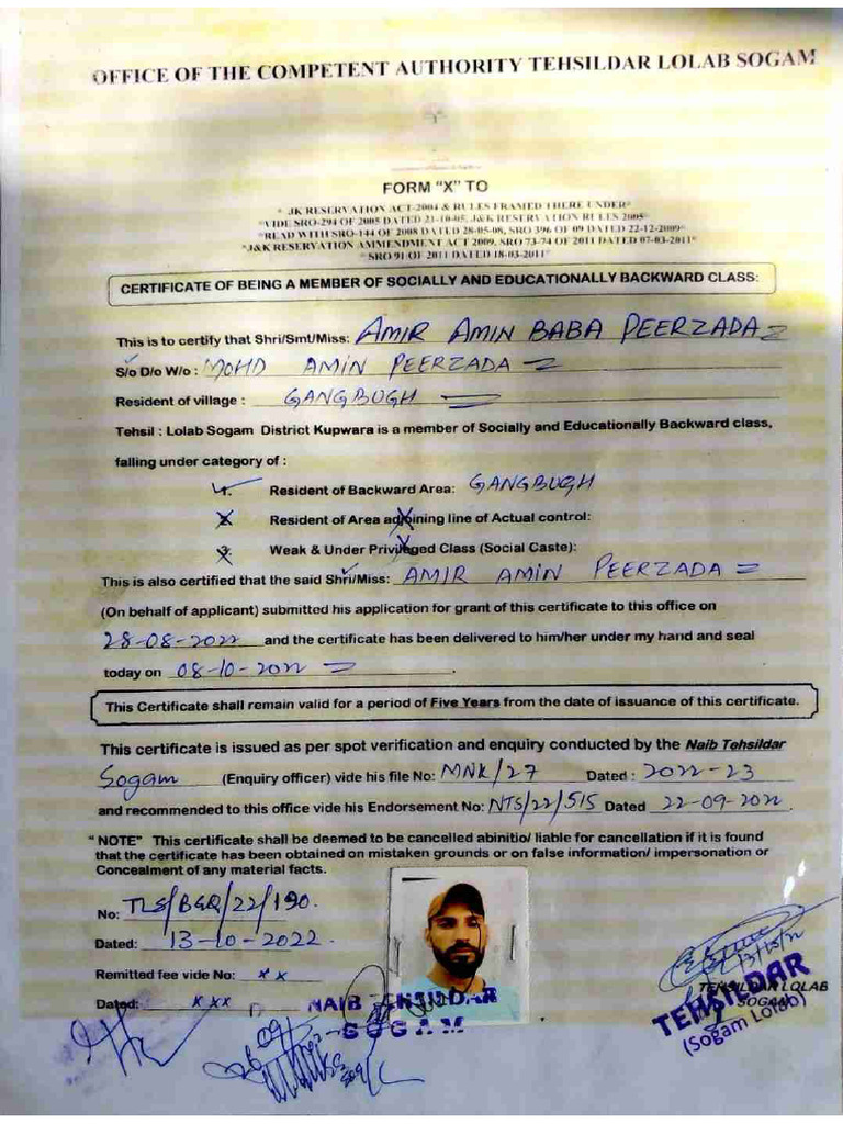 Category Certificate | PDF