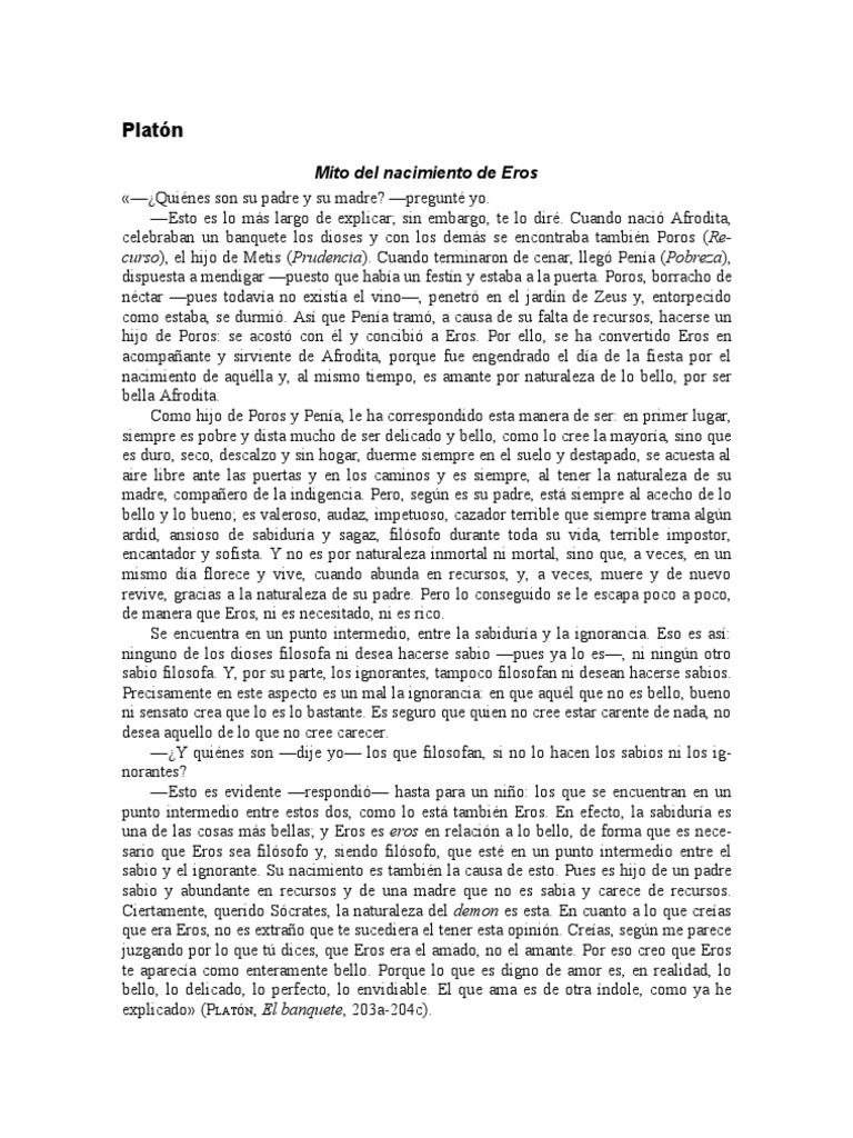 Textos de Platón | Platón | Alma