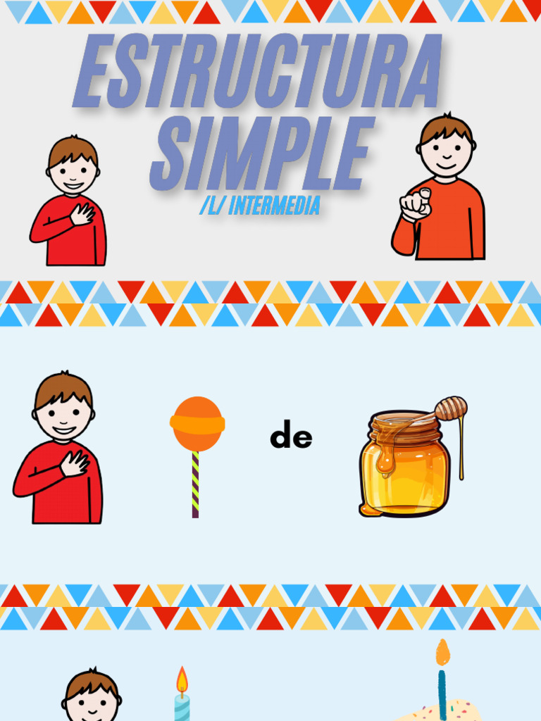L Intermedia Estructura Simple Presentacion | PDF