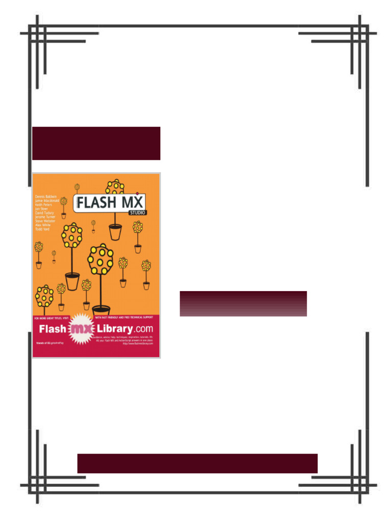 Flash MX Studio 1st Edition Dennis Baldwin Ebook Universal Format | PDF ...