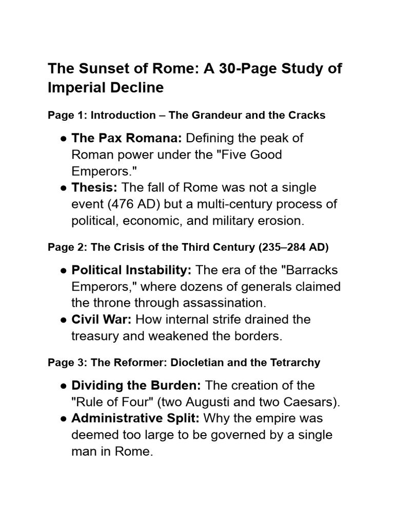 the fall of rome | PDF | Roman Empire | Late Antiquity
