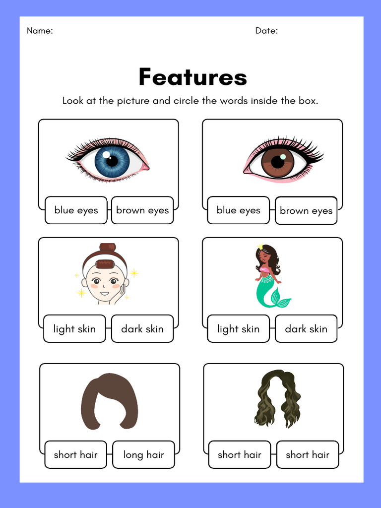 White and Blue Synonyms English Language Arts Worksheet | PDF