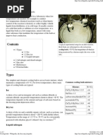 Cooling Bath Temperature Guide | PDF | Materials | Physical Sciences