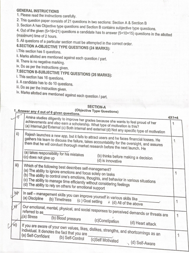 Sample Paper IT | PDF