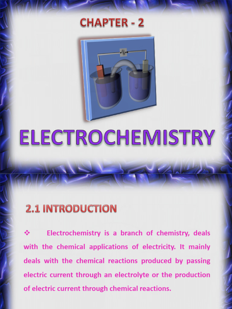Understanding Electrochemistry Basics | PDF | Redox | Anode