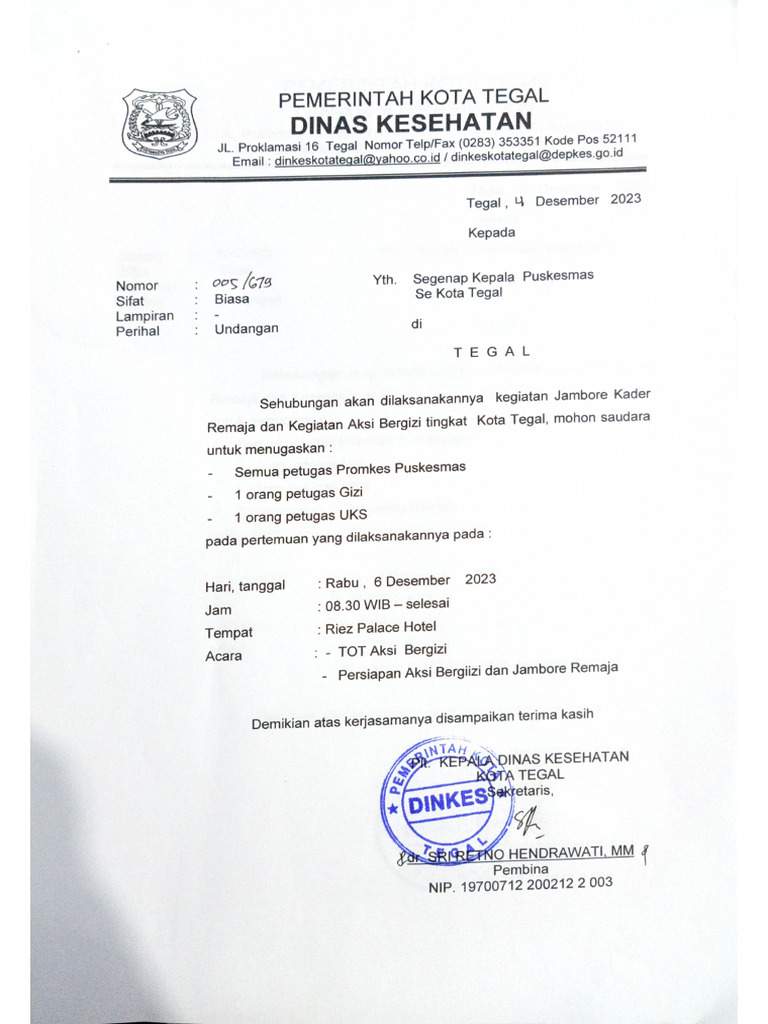 TOT Aksi Bergizi Puskesmas | PDF
