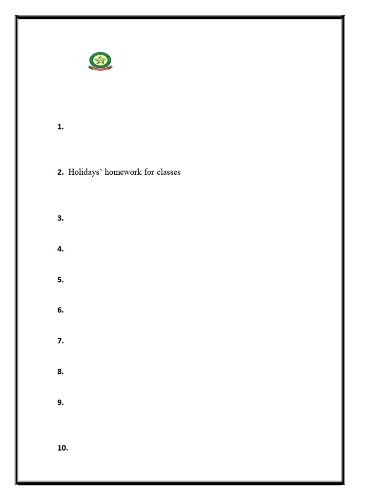 SATLUJ Public School Winter Break Info | PDF