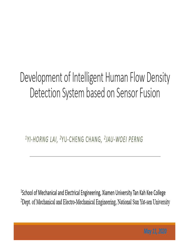 Development of Intelligent Human Flow Density Detection System Based On ...