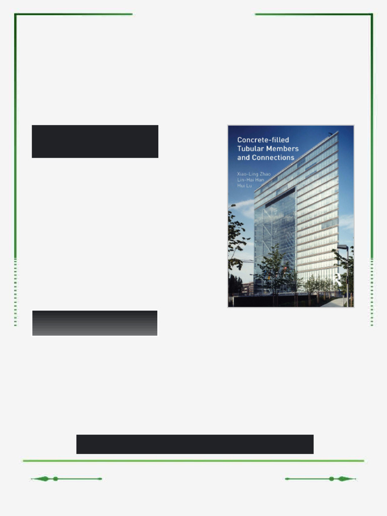 Concrete Filled Tubular Members and Connections 1st Edition Xiao-Ling ...