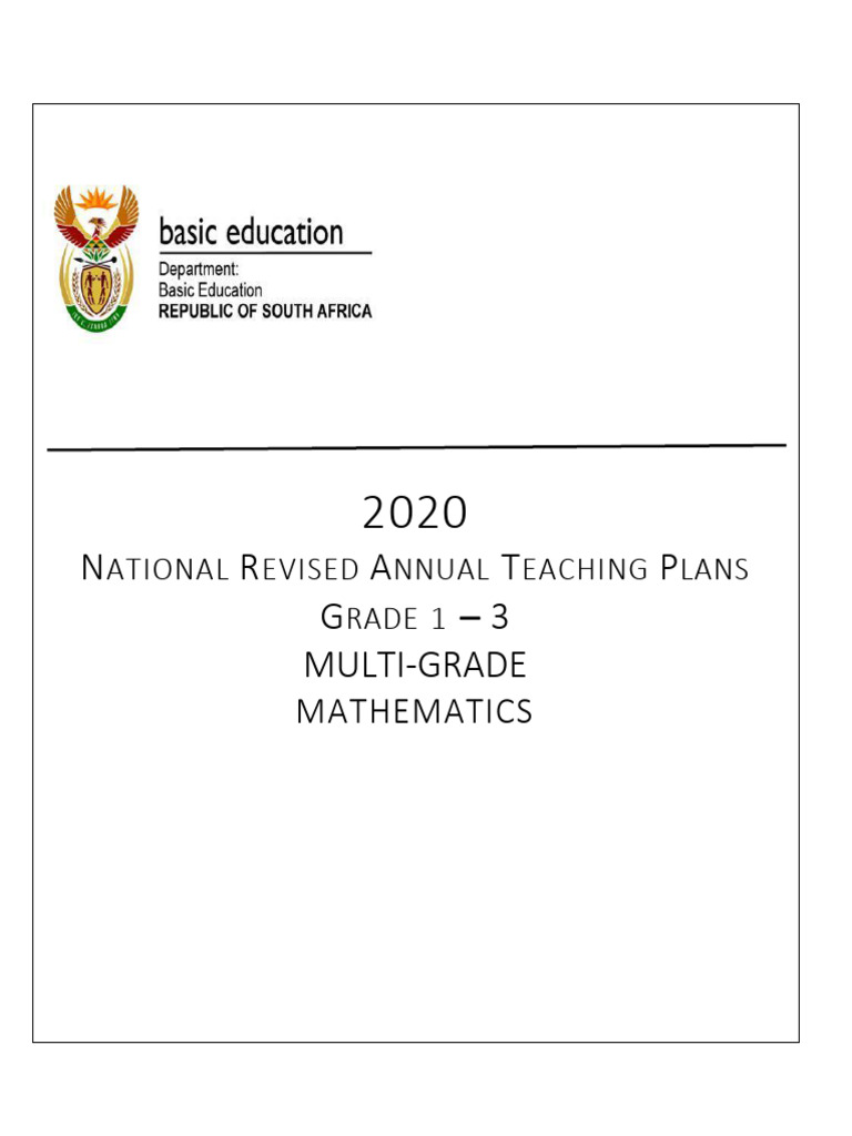 FP Adapted - Mathematics - Multigrade Atp - English - 2020 | PDF ...