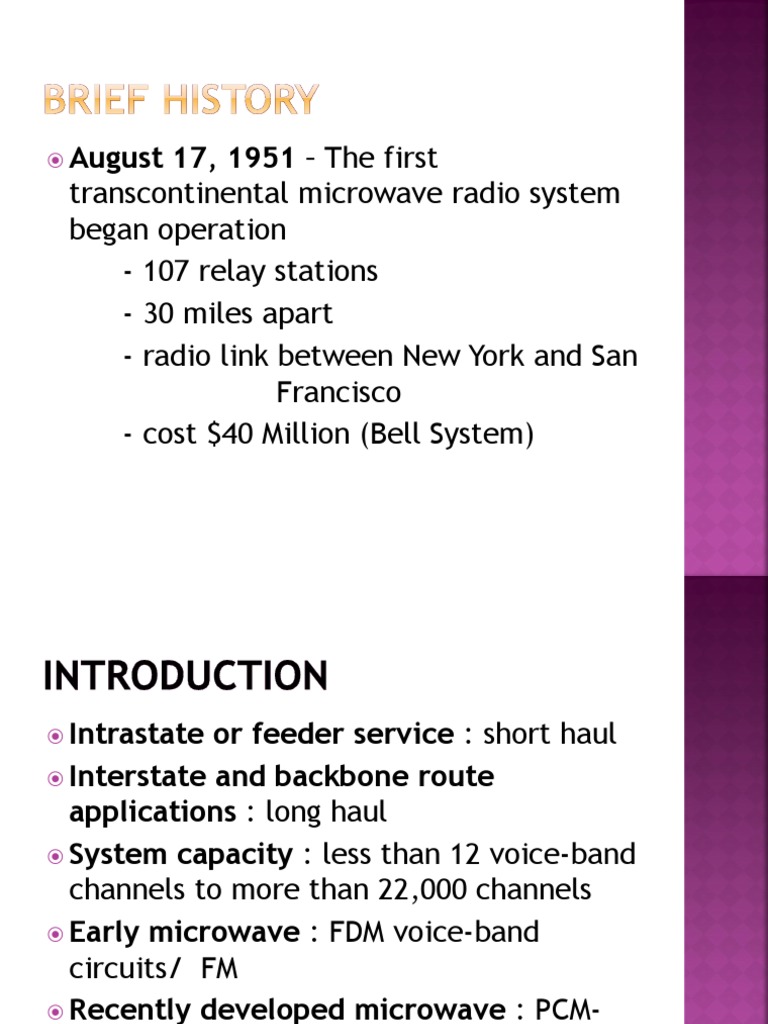 Group1 Intro Micro Comm | PDF | Radio | Microwave
