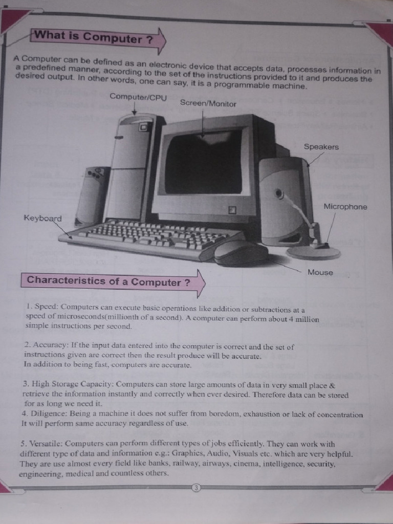 10th Class Computer 1st Term Examinations Not | PDF