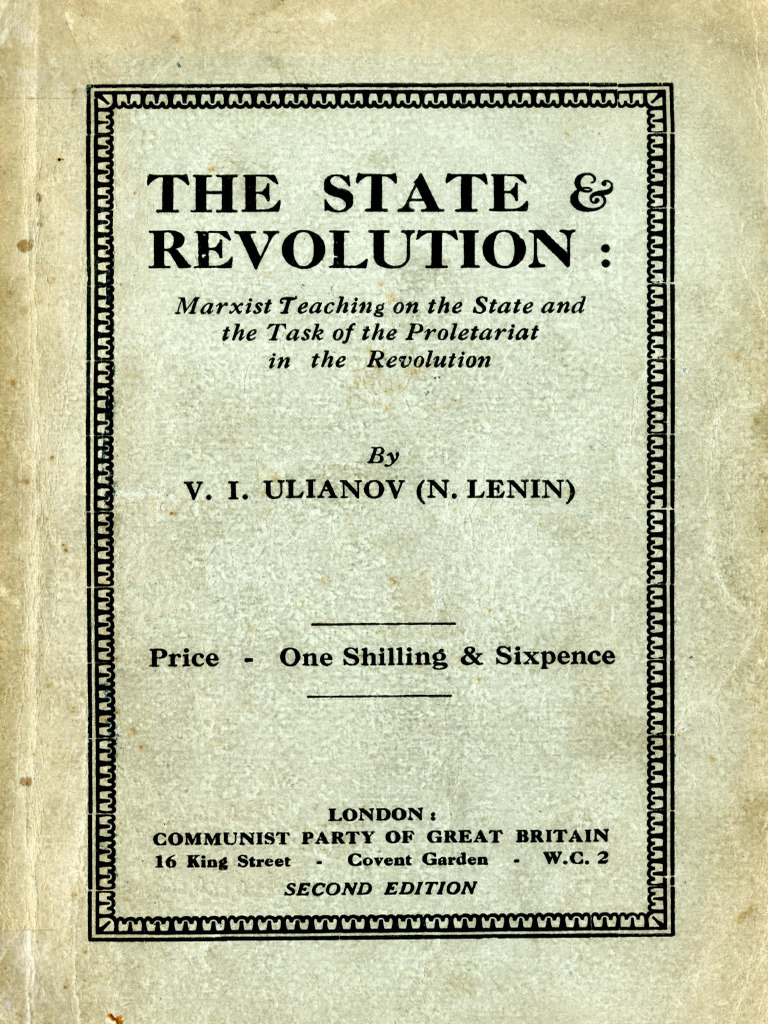 State and Revolution Lenin London 1925 2nd Ed | PDF | Ideologies ...