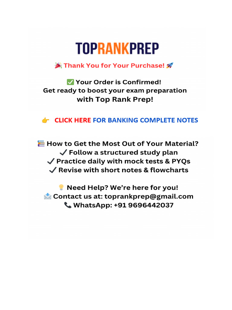 Banking Complete Notes: 15,000 Questions | PDF
