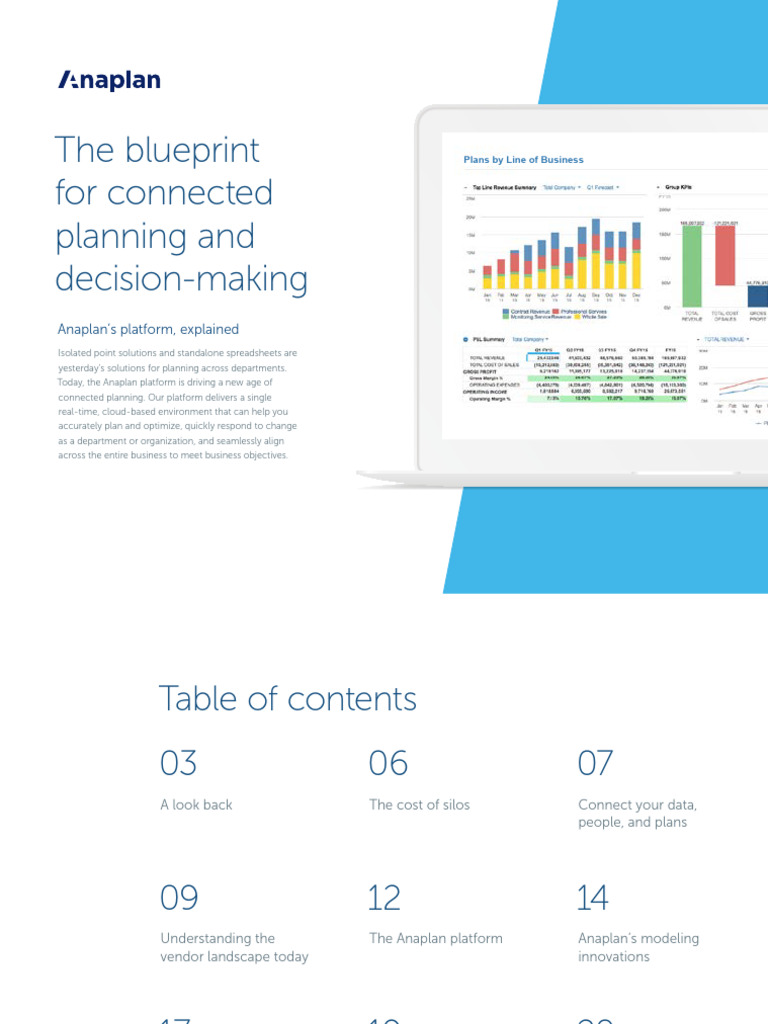 Anaplan: The Future of Connected Planning | PDF | Cloud Computing ...