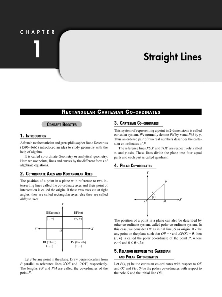 Understanding Coordinate Geometry Basics | PDF | Cartesian Coordinate ...