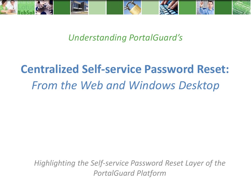 Self-Service Password Reset | PDF | Password | Active Directory