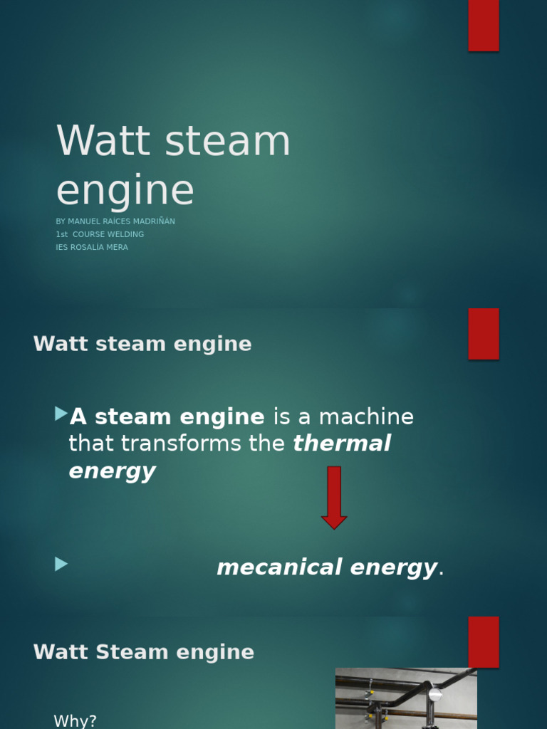 Impact of Watt Steam Engine on Industry | PDF