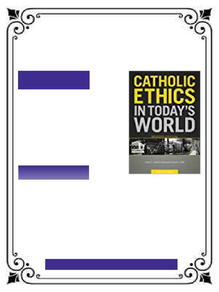 Catholic Ethics in Today S World Revised Edition Jozef D. Zalot Ebook ...